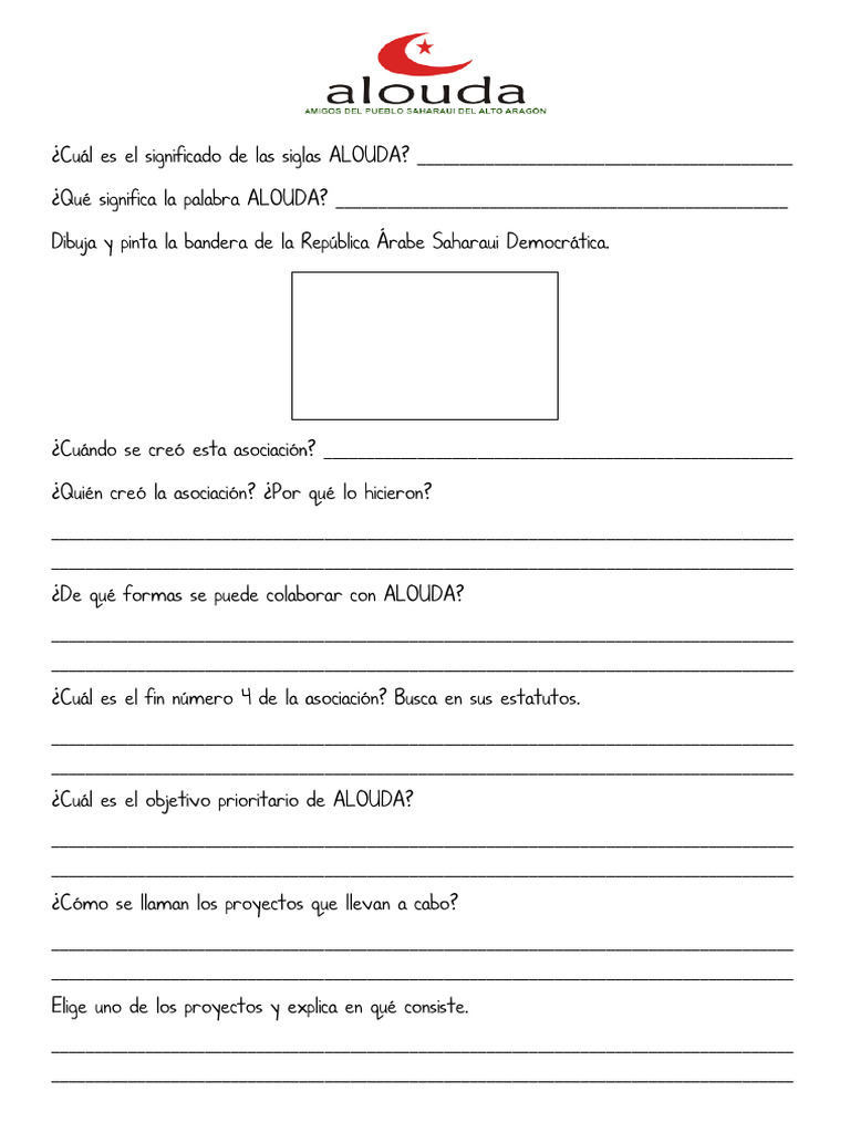 Preguntas sobre ALOUDA y la RASD | PDF | Sahara Occidental
