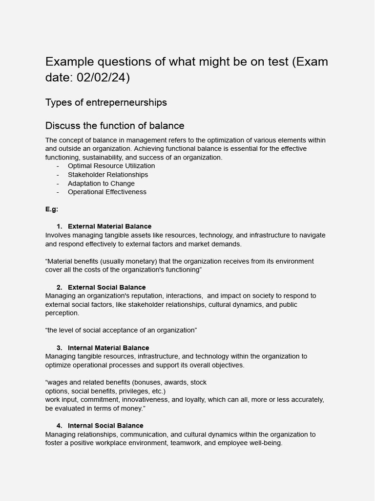 Notes - Principles of Management | PDF | Strategic Management ...