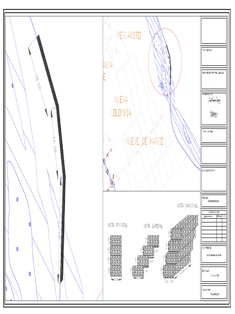 PLANO RECORD CONSORCIO GAVIONES | PDF