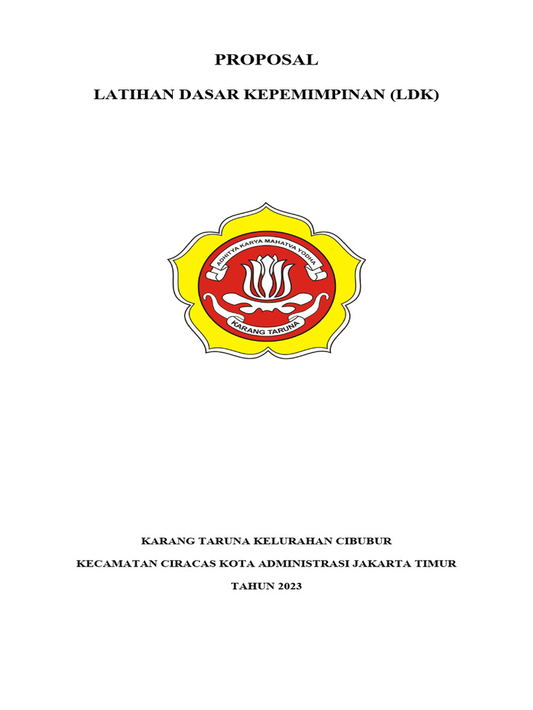 Proposal LDK KT 2023 Fixx | PDF