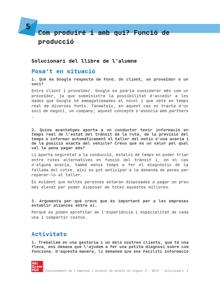 Solucionari Unitat 05 | PDF