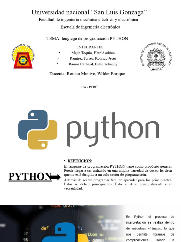 python | PDF | Lenguaje de programación | Python (lenguaje de programación)