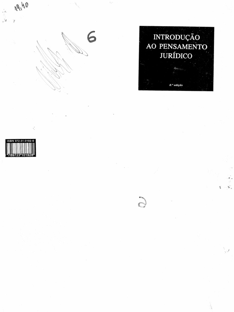 Karl Engisch - Introdução Ao Pensamento Juridico | PDF Karl Engisch - Introdução Ao Pensamento Juridico | PDF