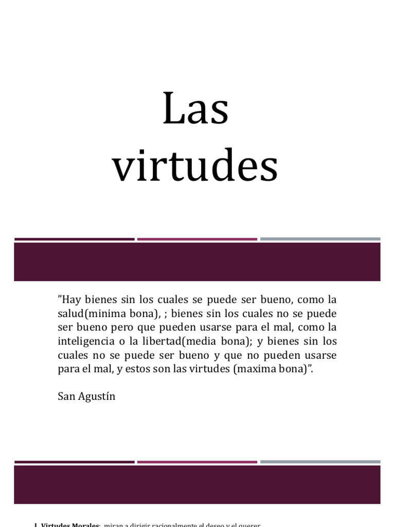 Las Virtudes y su Importancia Moral | PDF | Virtud | Moralidad