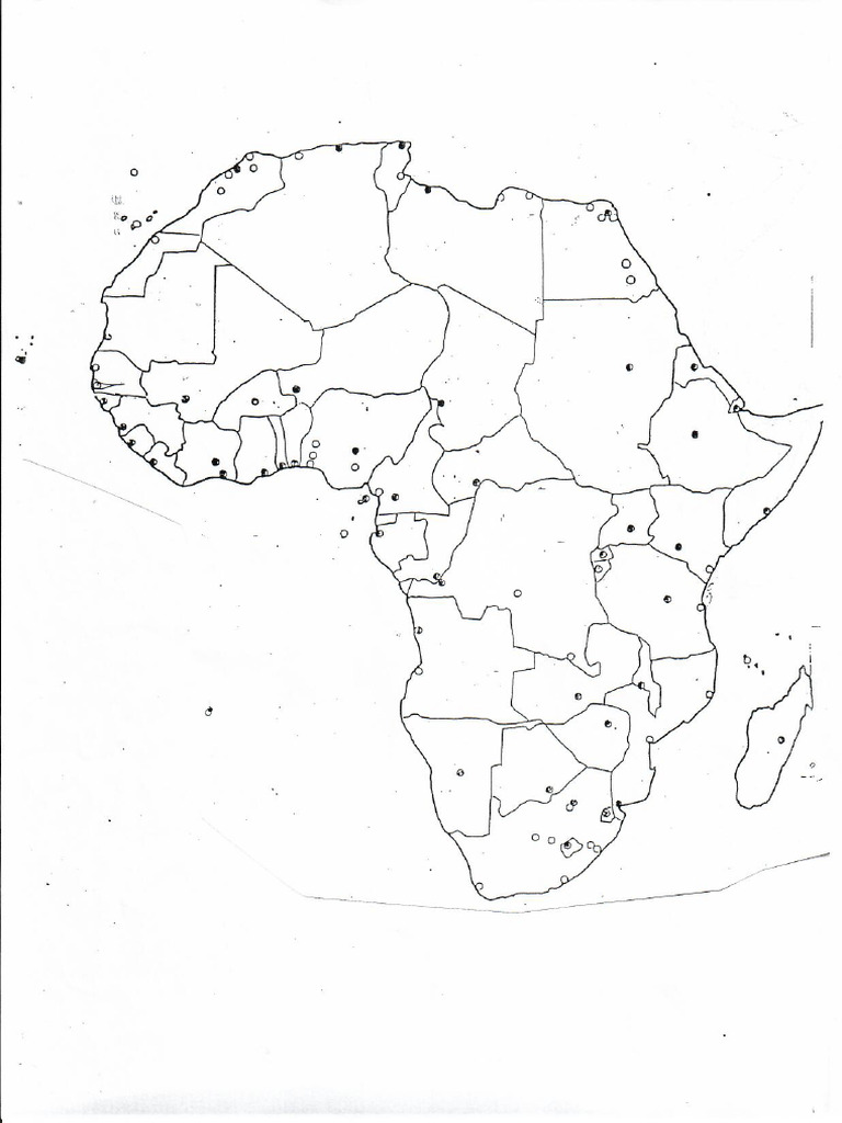 Mapa Afrika Státy | PDF