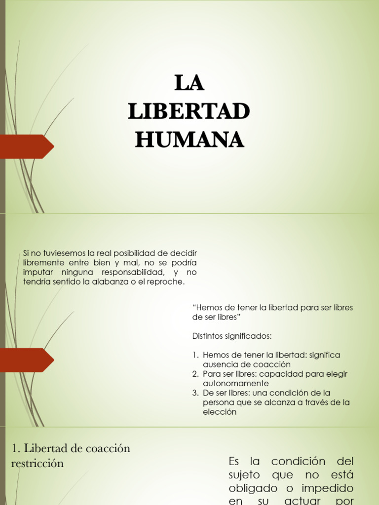 Libertad Tema (Autoguardado) | PDF | Libertad | Moralidad
