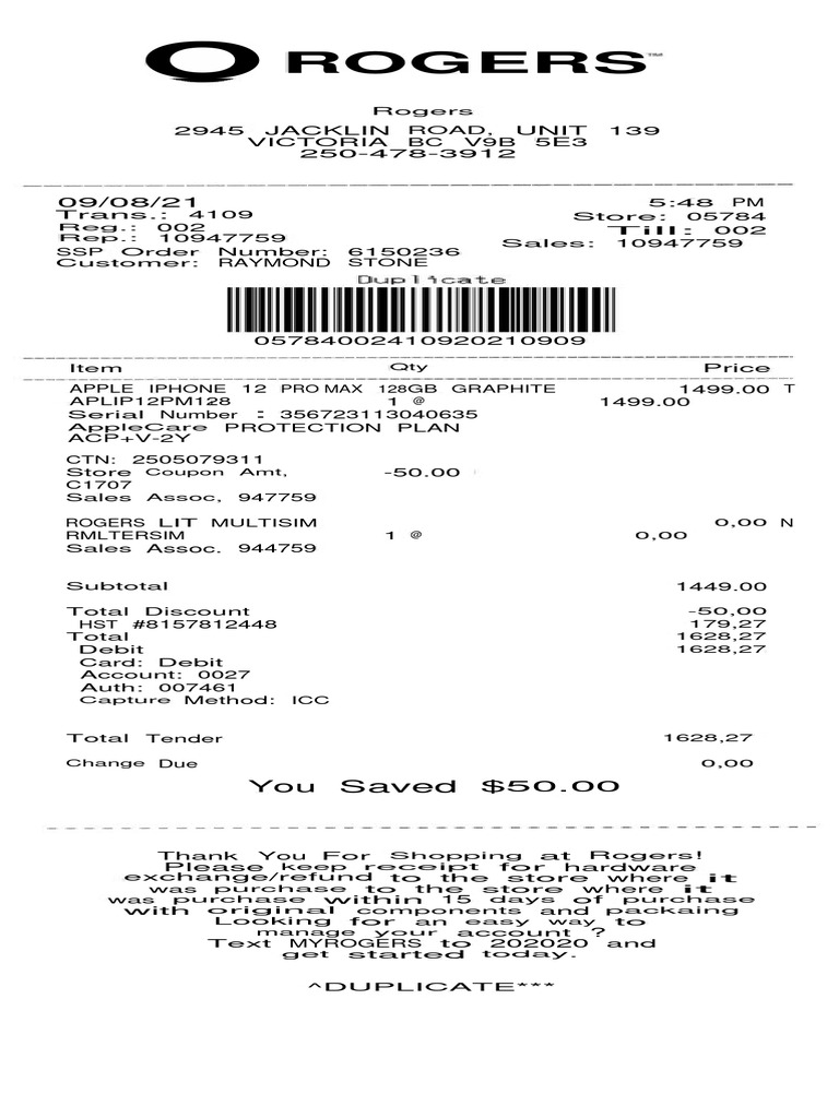 rogers RECEIPT DESIGN FD 12 TPOR.pdf356723113040635 | PDF