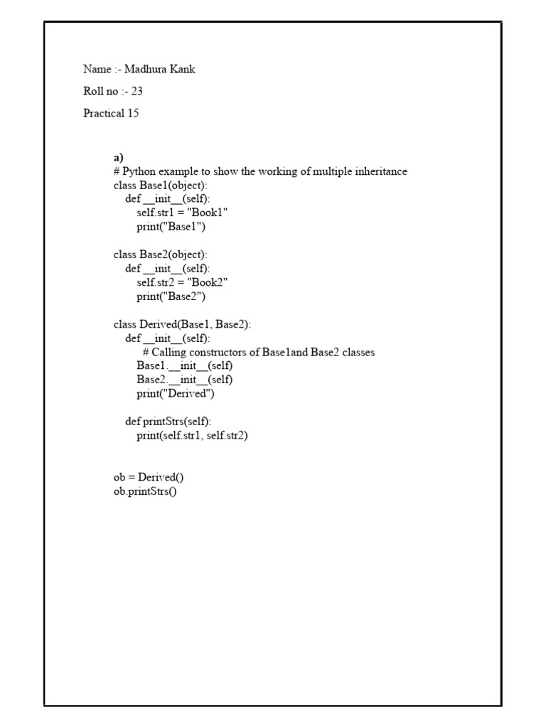 Practical 15 | PDF | Object Oriented Programming | Systems Engineering