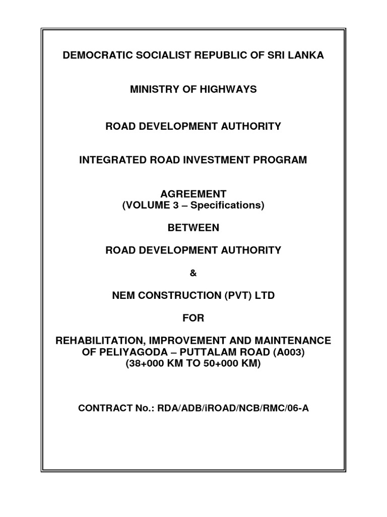 V3 - Rmc06a | PDF | Road | Road Surface