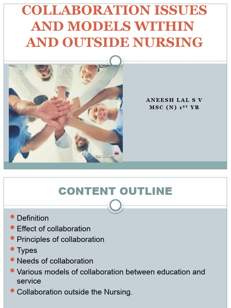 Collaboration Models in Nursing Education | PDF | Nursing | Collaboration