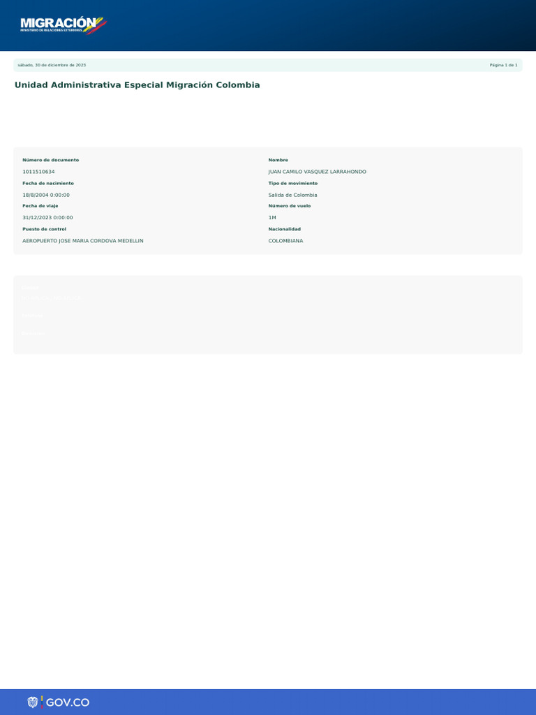 Check Mig Juan Camilo Vasquez | PDF