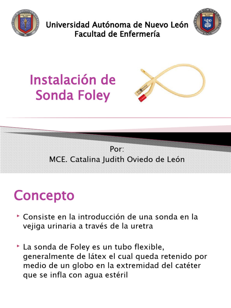 SONDA FOLEY | PDF | Medicina CLINICA | Urología