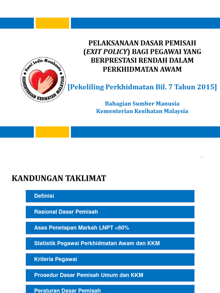 Pelaksanaan Dasar Pemisah | PDF