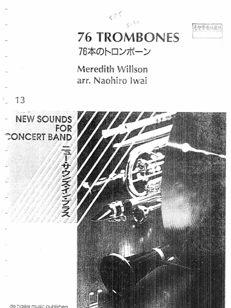 76TROMBONES總譜1 | PDF