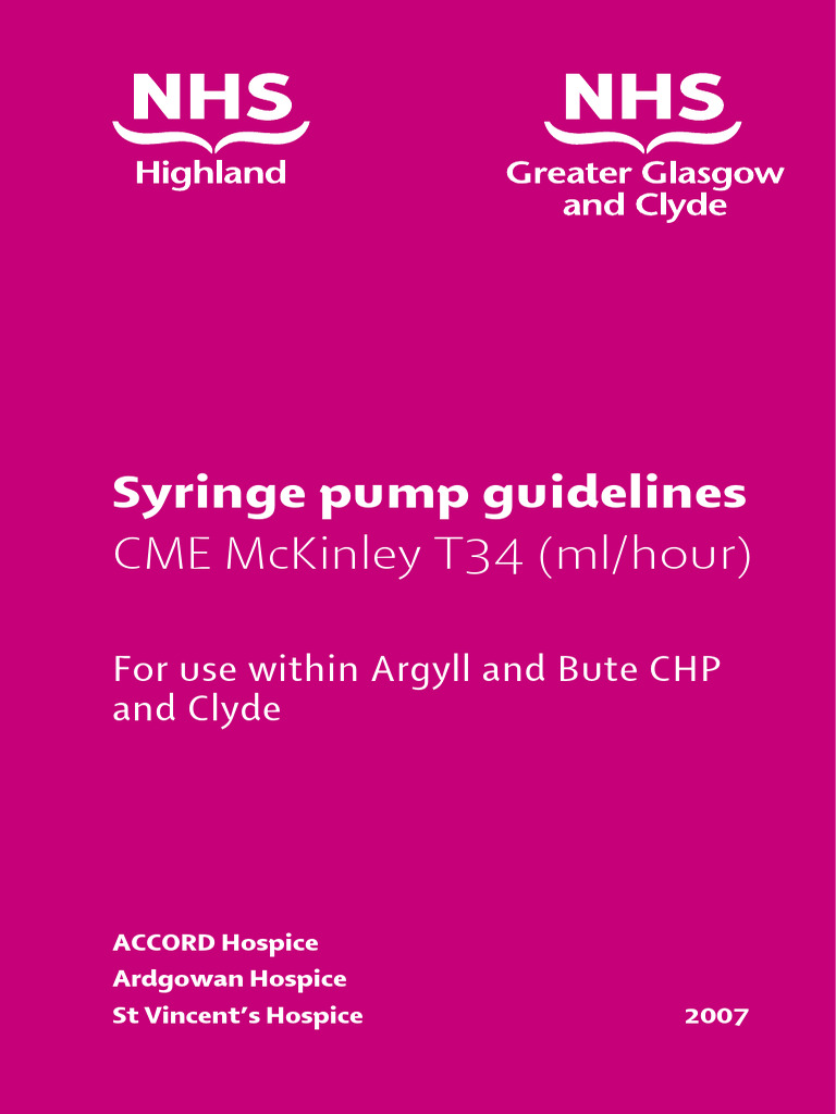 ABC Syringe Pump 2007 NT FINAL | PDF | Opioid | Heroin
