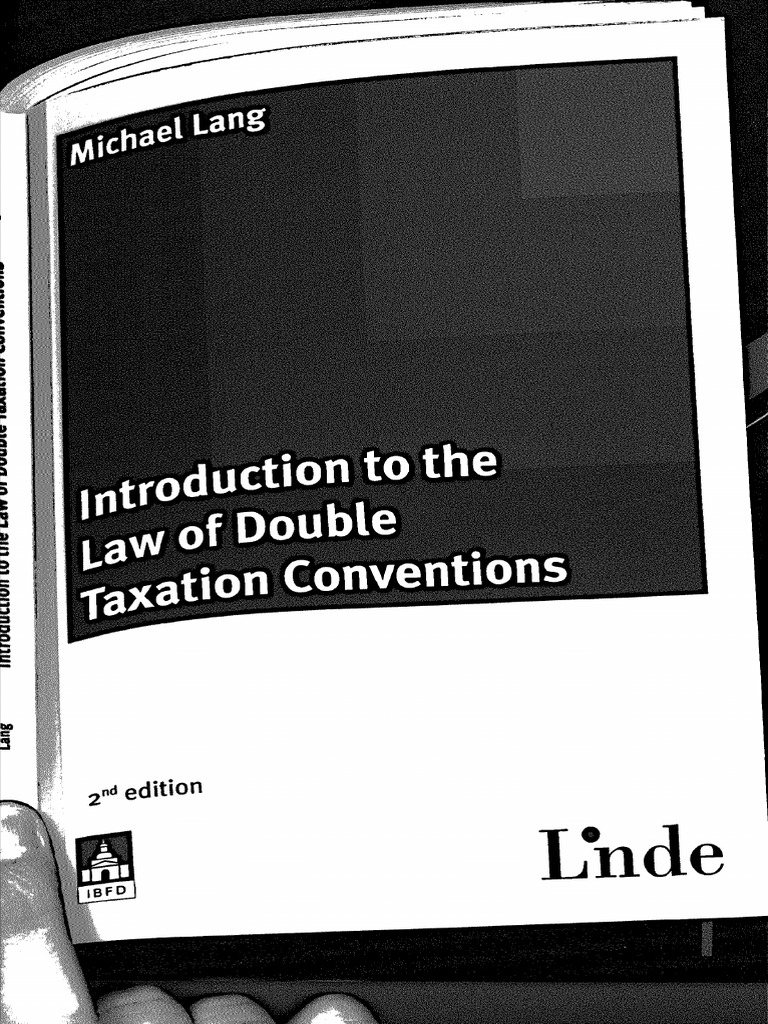 Introduction To The Law of Double Tax Conventions S8 | PDF | Double ...