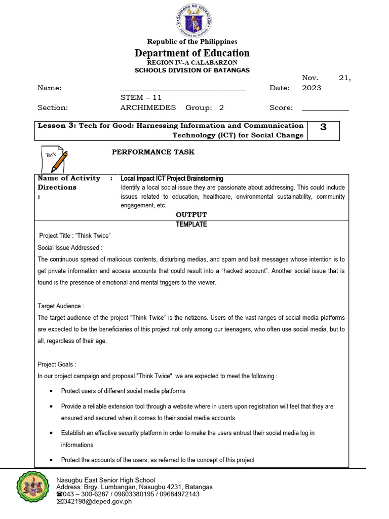 Group 2 Activity 3 Empowerment | PDF | Social Media | Popular Culture & Media Studies