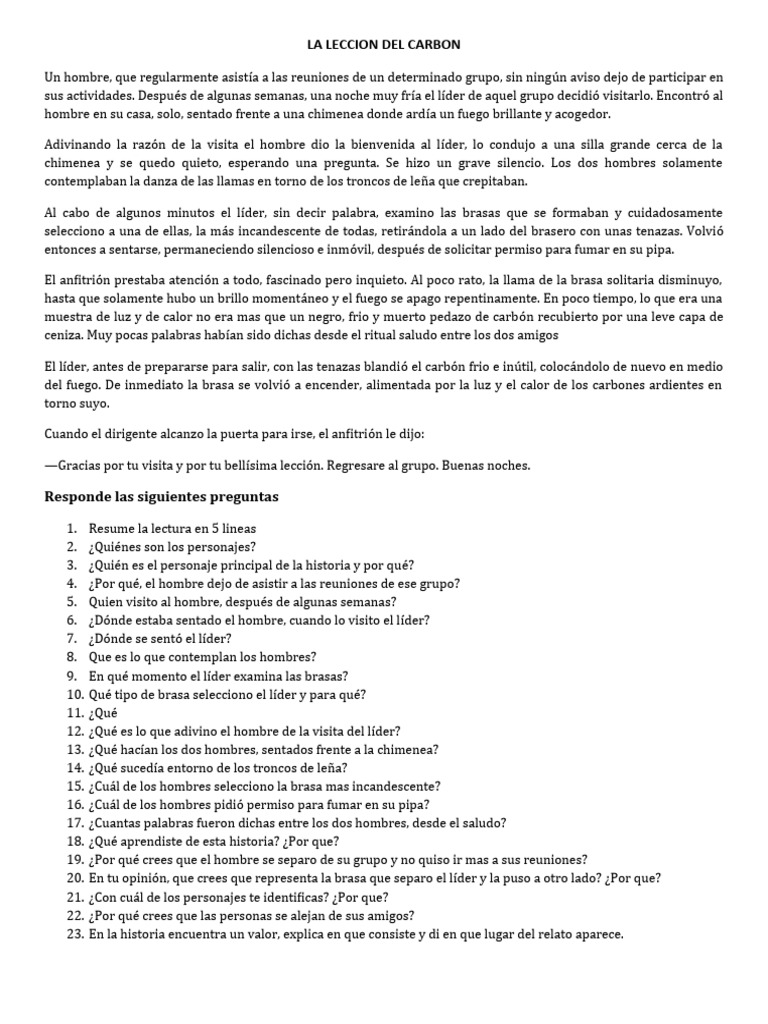 03 LA LECCION DEL CARBON | PDF | Incendios