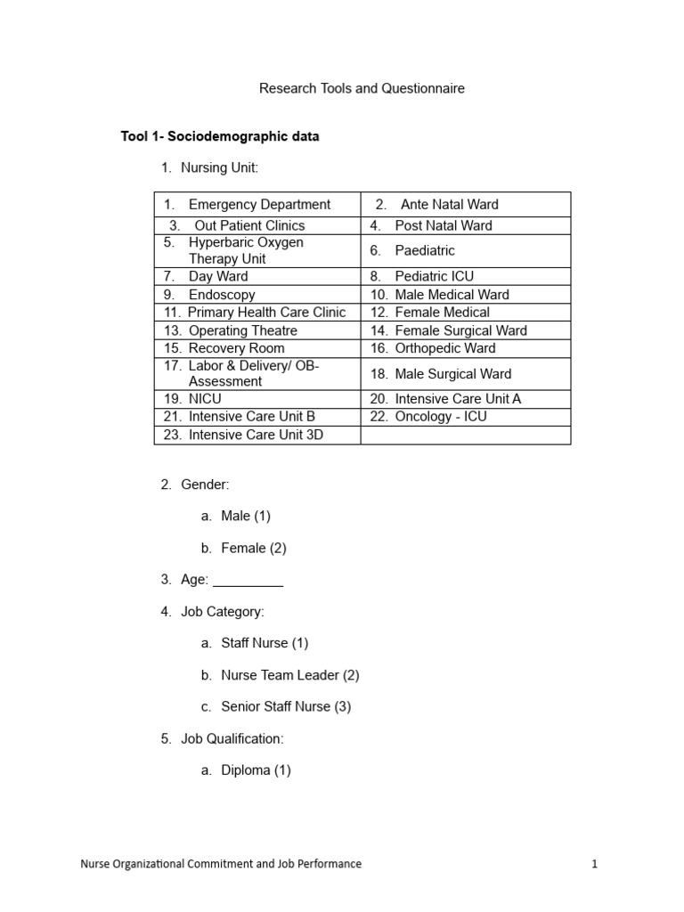 00 00 00 2021 Nurses' Organizational Commitment and Job Performance in ...