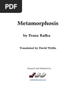 The Metamorphosis - Franz Kafka (1915) | PDF | The Metamorphosis