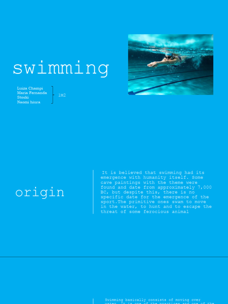 Swimming | PDF | Swimming (Sport) | Swimming