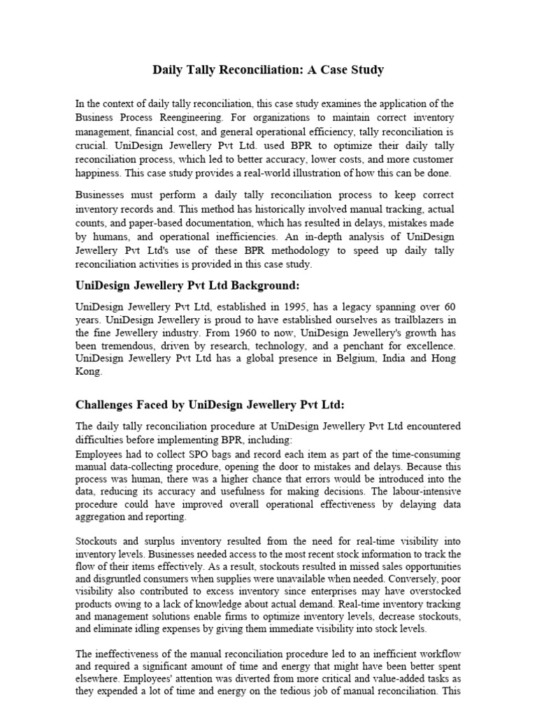 Case Study | Download Free PDF | Inventory | Business Case Study | Download Free PDF | Inventory | Business