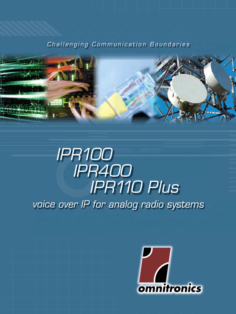 Omni Ipr-Brochure | Download Free PDF | Computer Network | Voice Over Ip