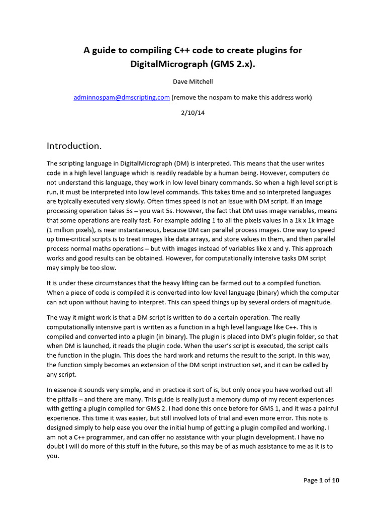 Tutorial Compiling Plugins For GMS2 | PDF | Installation (Computer ...