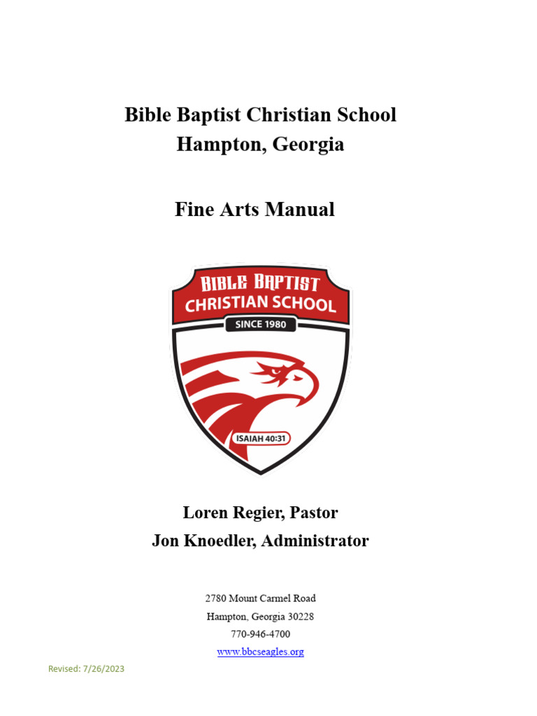 Fine Arts Manual | PDF | Dress | Insurance
