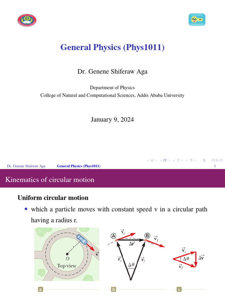 Ch4 Circularmotion | Download Free PDF | Acceleration | Physical Quantities