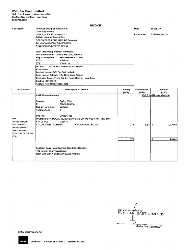 Inv#gjsh 4003 20 o | PDF