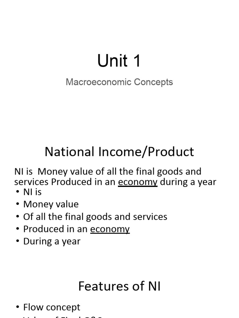 Mcom 1 Unit 1 Sem 2 | PDF | Human Development Index | Gross Domestic Product