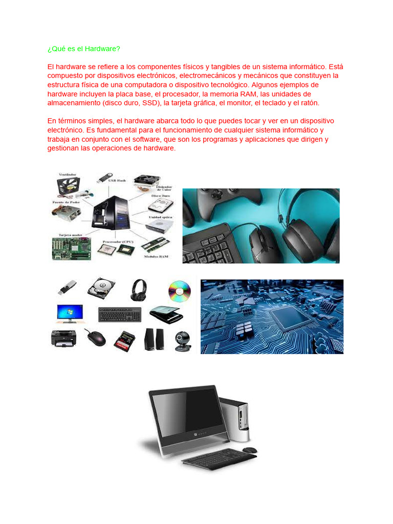 Renzo Jesus Lopez - Actividad 7-Hardware y Software | PDF | Informática