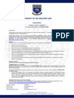 UWC Application Consent Form 2025 | PDF | Information | Social Ethics