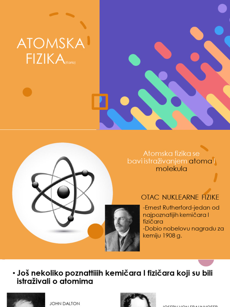 Atomska Fizika: (Karlo) | PDF