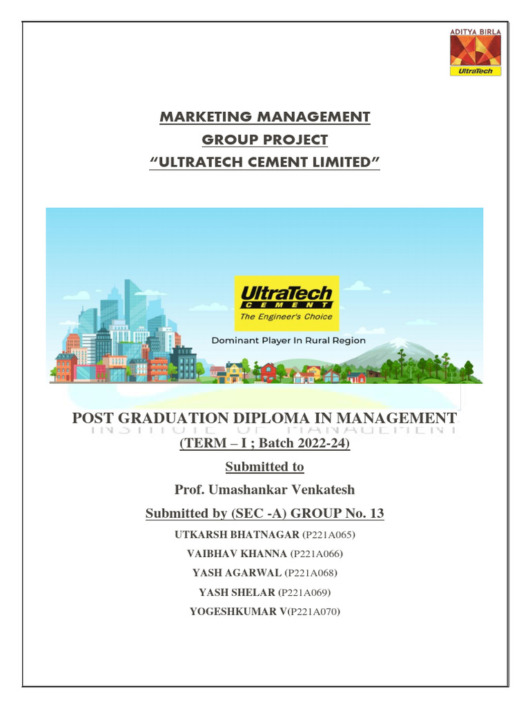 MM Project | PDF | Cement | Economic Growth