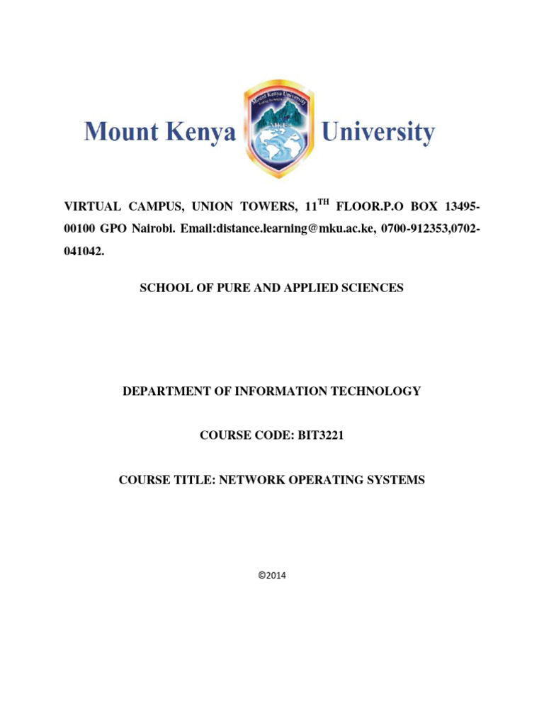 Network Operating Systems | PDF | Operating System | Kernel (Operating ... Network Operating Systems | PDF | Operating System | Kernel (Operating ...