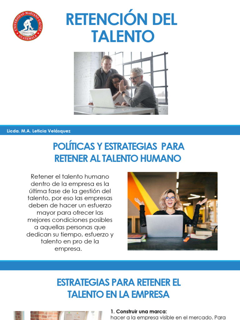 Semana 7 Retención Del Talento Rev - Compressed | PDF | Inteligencia | Escala de inteligencia ...