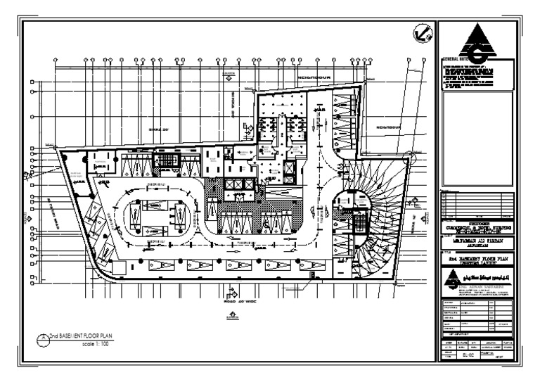 El 02 2nd Basement Floor Plan Light Pdf