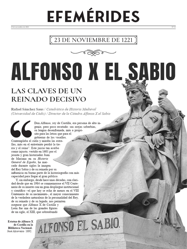 Alfono X El Sabio 20211115 | PDF | Edades medias