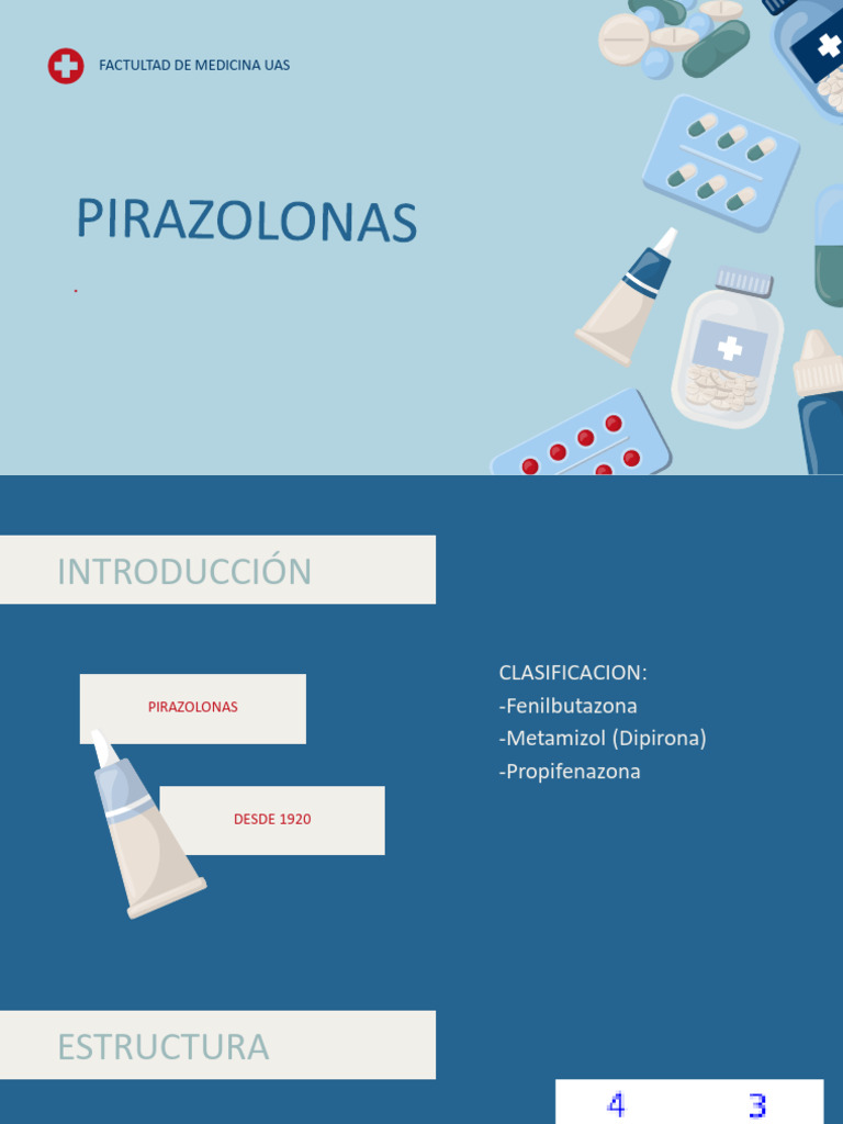 Copia de Pirazolonas | PDF | Medicamentos con receta | Droga anti ...