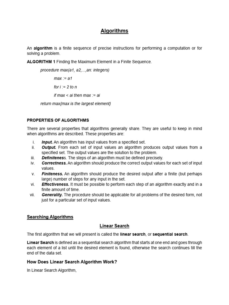 Algorithms | PDF | Time Complexity | Algorithms Algorithms | PDF | Time Complexity | Algorithms