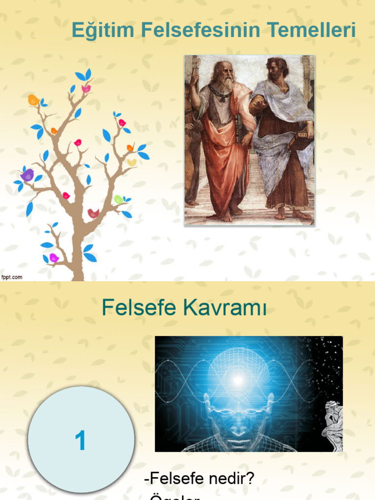 3.ders Eği̇ti̇m Felsefesi̇ | PDF