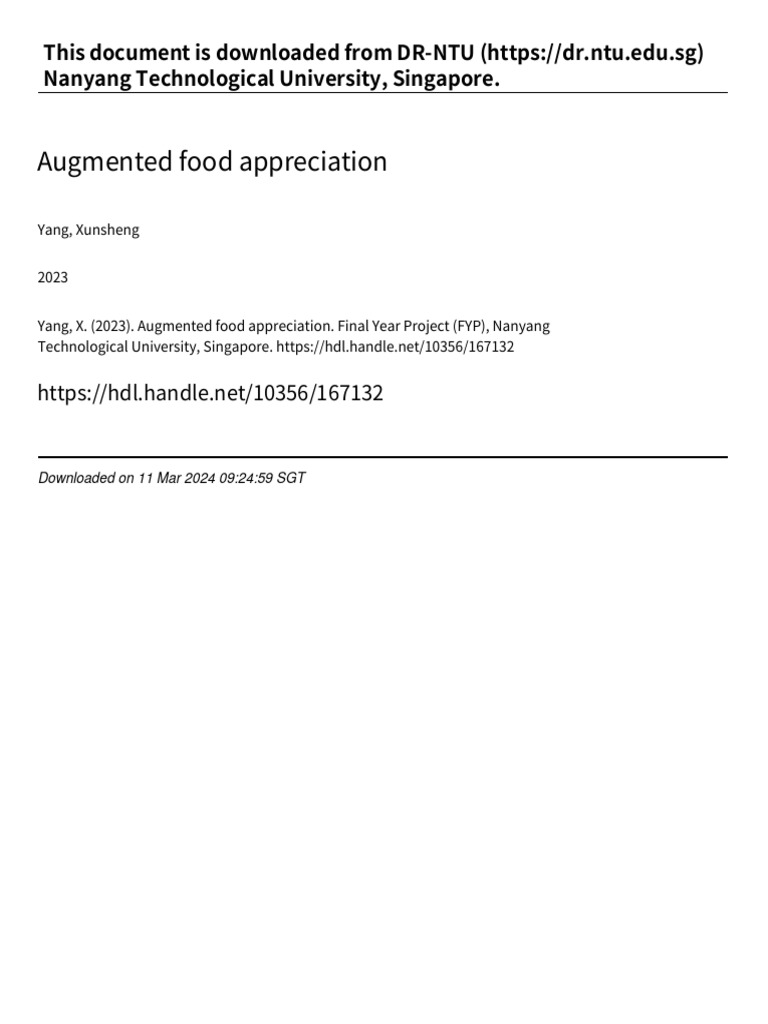 FYP REPORT | PDF | Augmented Reality | Virtual Reality