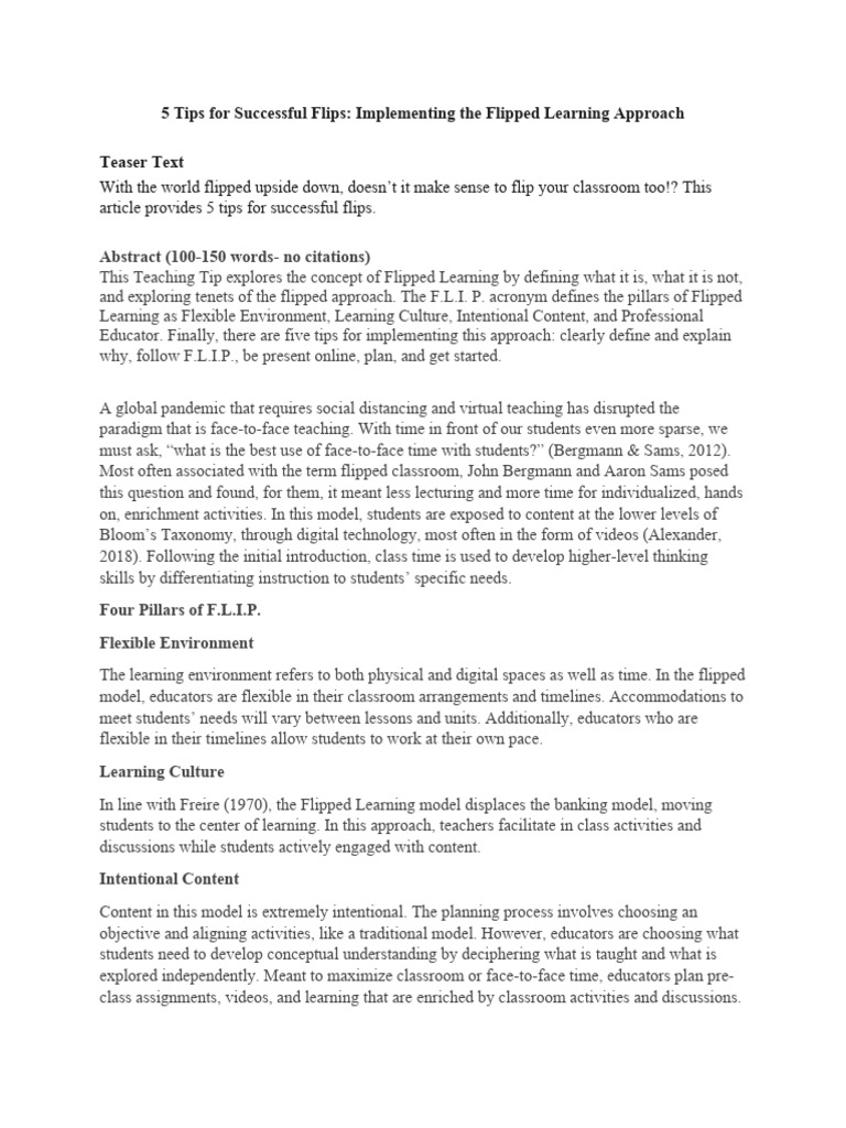 Kinamore Teachingtip | PDF | Teachers | Learning