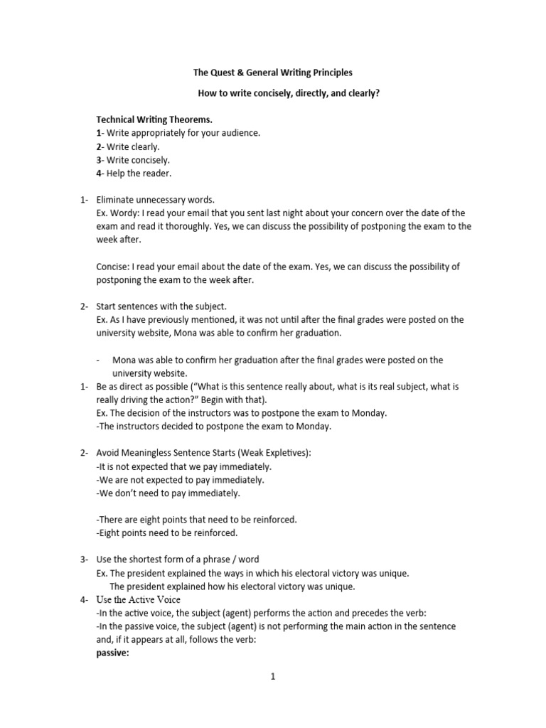 How to Write Concisely | PDF | Jargon | Subject (Grammar)