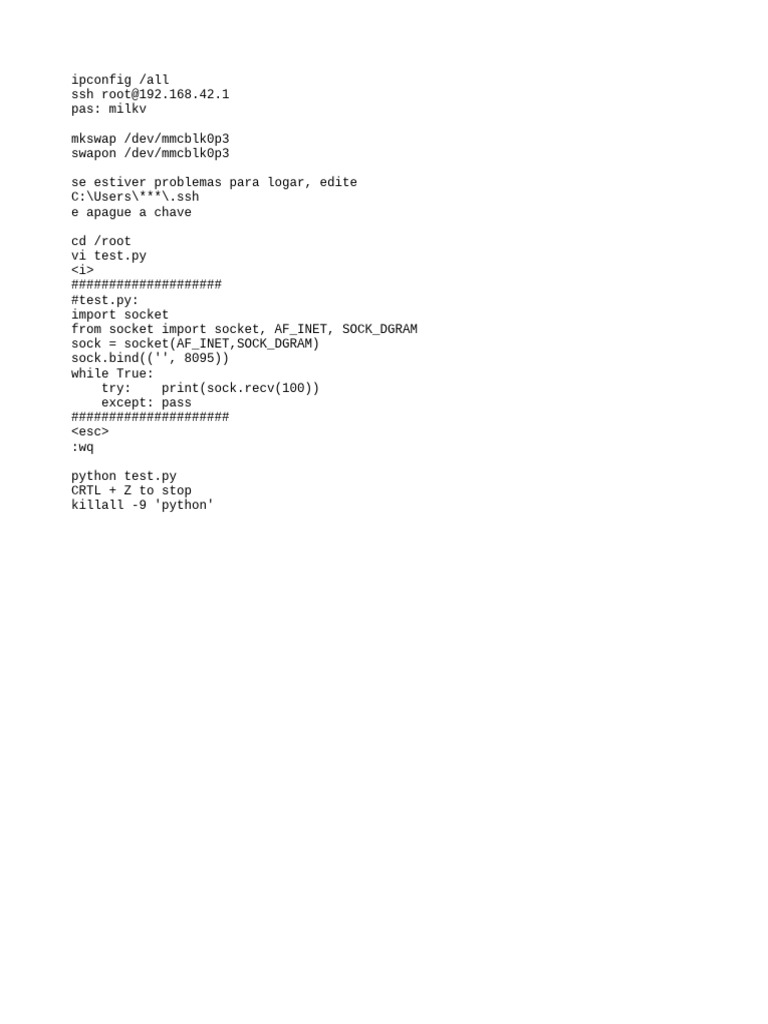Linux Networking and Python Script Guide | PDF