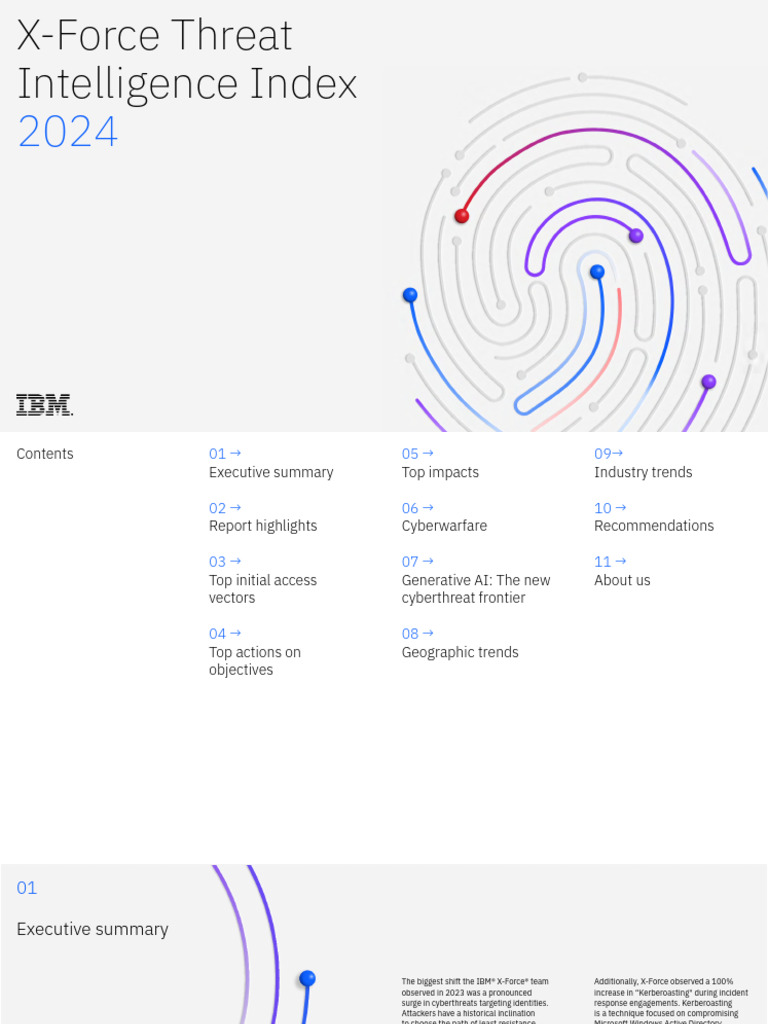IBM XForce Threat Intelligence Index 2024 | Download Free PDF | Malware | Ransomware