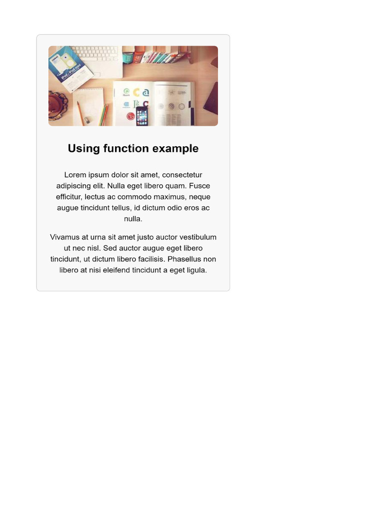 Using Function | PDF