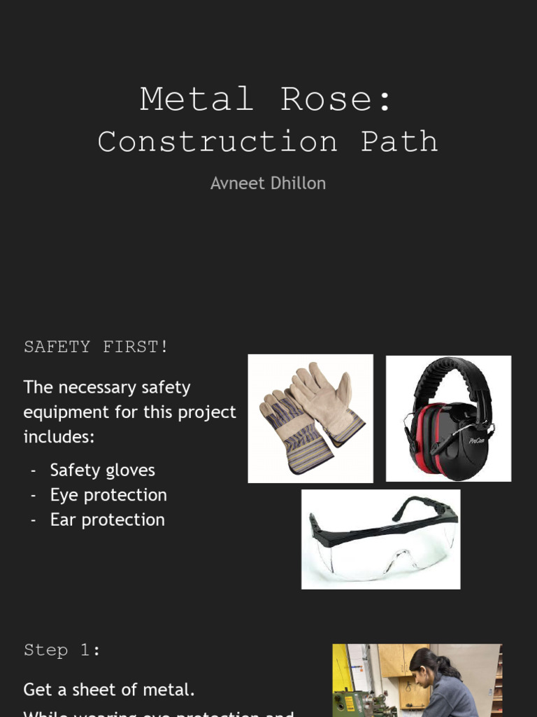 Metal Rose Construction Guide PDF | PDF